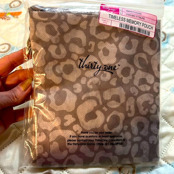 thirty-one | Bags | Thirty One Timeless Memory Pouches Nib 573g Say It ...